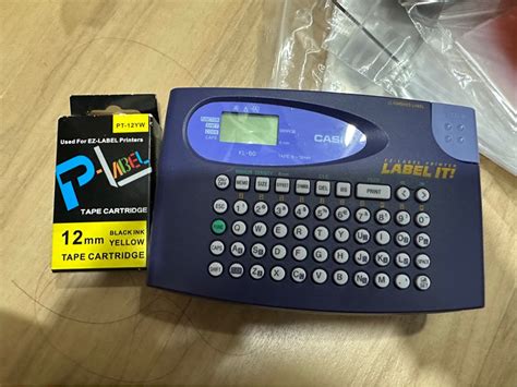 Casio Label Maker Printer Kl 60 Hobbies And Toys Stationery And Craft