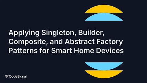 applying design patterns in javascript for smart home devices