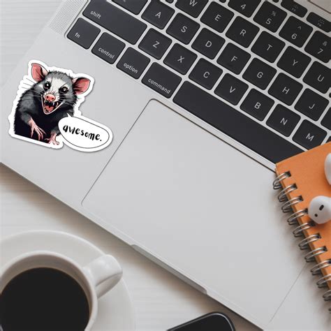 Awesome Possum Sticker Vinyl Stick Funny Stickers Etsy