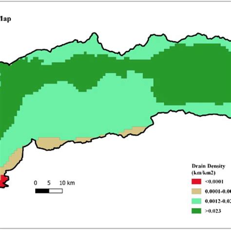 Drainage Density Map Of Serayu Watershed And Weight Value Download Scientific Diagram