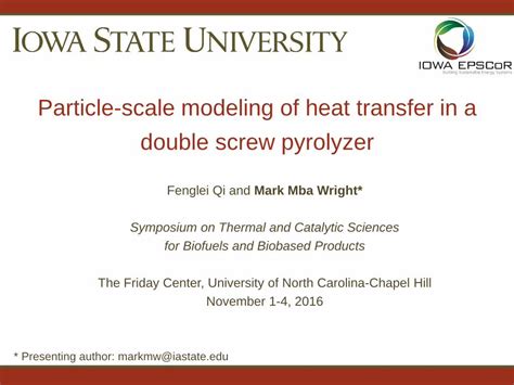 Pdf Particle Scale Modeling Of Heat Transfer In A Double Screw · Model Validation Heat