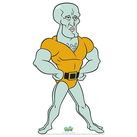 Spongebob Squarepants Handsome Squidward Life Size Standee Paramount Shop