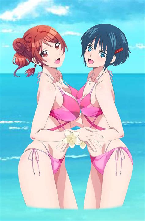 Rule 34 2girls Blue Hair Botan Nagatsuki Class No Daikirai Na Joshi