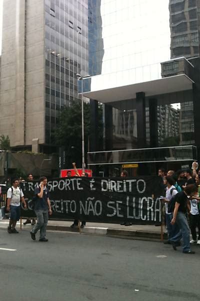 Protesto Contra Aumento Da Passagem De ônibus Em São Paulo 26092018