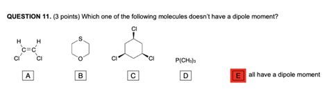 Solved QUESTION 11 3 Points Which One Of The Following Chegg