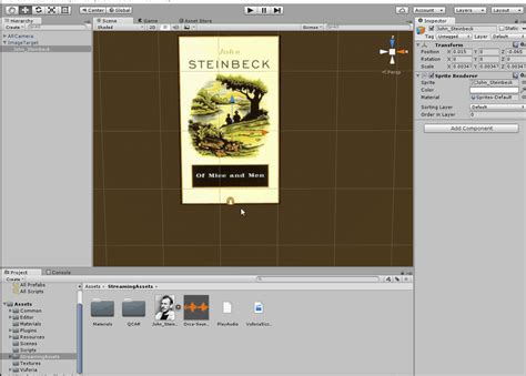 Creating Mobile Augmented Reality Experiences In Unity Programming