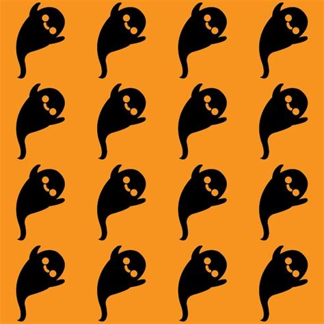 Premium Vector Ghost Pattern