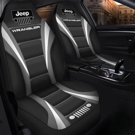 Jeep Wrangler Car Seat Cover Ver 9 Set Of 2 Trendyheat