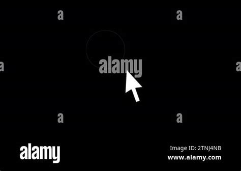 mouse click computer mouse animated symbol of arrow cursor animation of a computer pointer