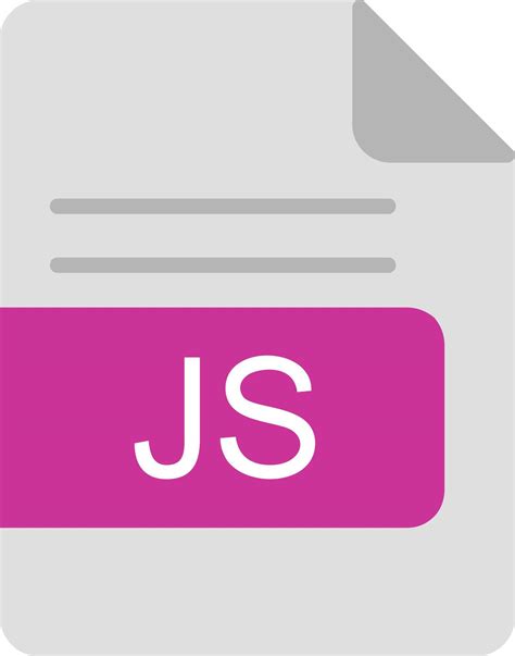 Js File Format Flat Icon 43330036 Vector Art At Vecteezy