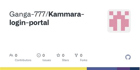 Github Ganga Kammara Login Portal