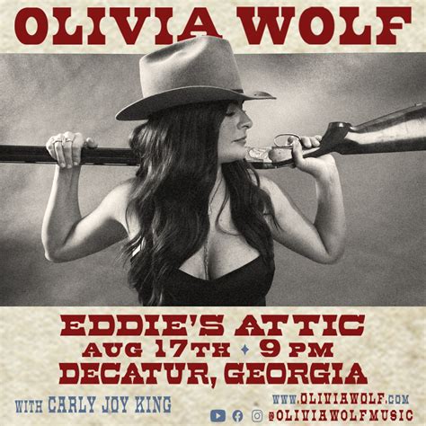 Olivia Wolf With Special Guest Carly Joy King Eddies Attic