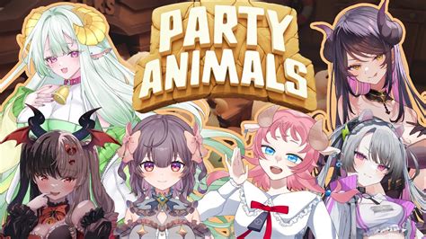 Party Animals 】可愛い女たちの醜くも美しい殴り合い色瀬視点【svs色瀬りま】新人vtuber Youtube