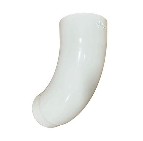 4 Galvanized Steel Elbow Sunrise Welded Seam 72° Plain Elbow