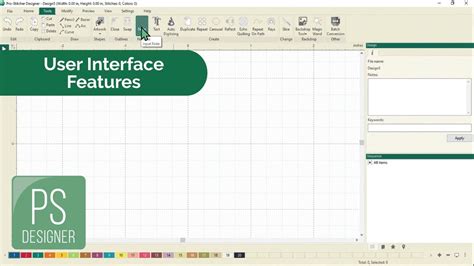 User Interface Features Pro Stitcher Designer Youtube