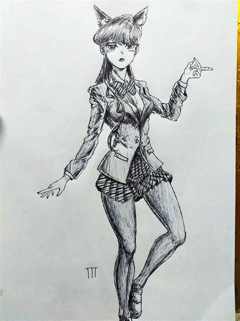 My Friend Draw Me This In My Birthday I Like The Style R Komi San