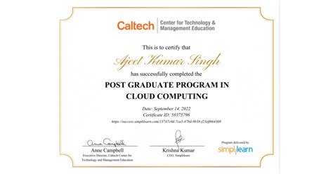 ajeet kumar singh on linkedin post graduate program in cloud computing ajeet kumar singh