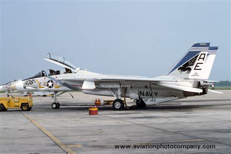 The Aviation Photo Company F 14 Tomcat Grumman US Navy VF 143 Grumman F 14A Tomcat 159447