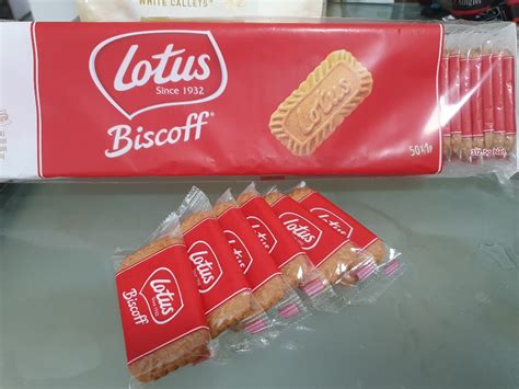 50 Pieces Lotus Biscoff Food And Drinks Homemade Bakes On Carousell