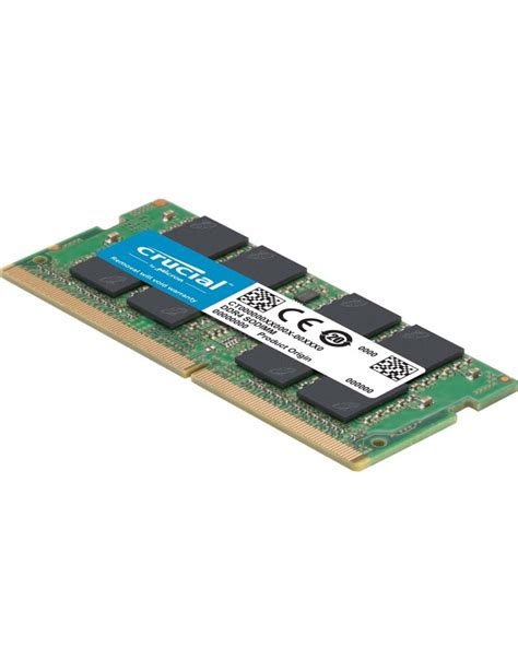 Crucial 8gb Kit 8gbx1 Ddr4 3200 Sodimm Laptop Memory