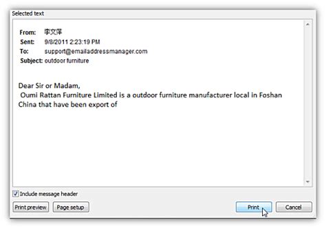 Print Is Dead Printing Emails Isnt Email And Outlook