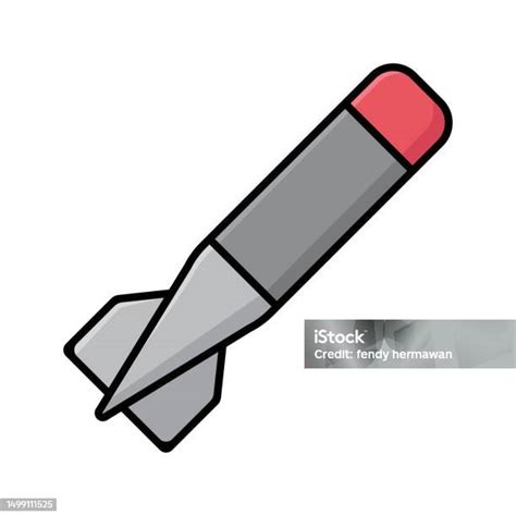 Torpedo Icon Vector Design Template In White Background向量圖形及更多水中圖片 Istock