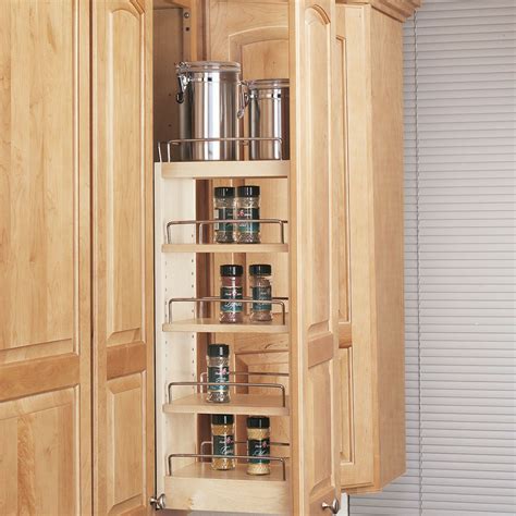 REV A SHELF Wood Pullout Wall Cabinet Organizer Rev A Shelf WC C