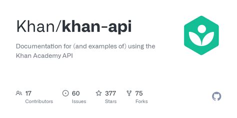 Github Khankhan Api Documentation For And Examples Of Using The