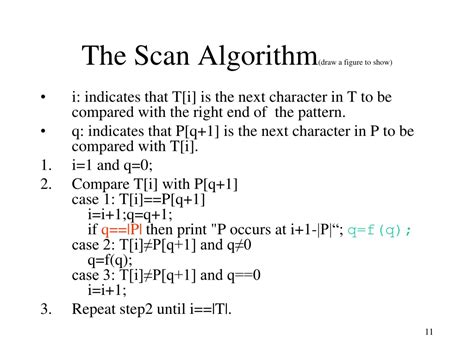 Ppt Pattern Matching In Text Knuth Morris Pratt Algorithm Powerpoint