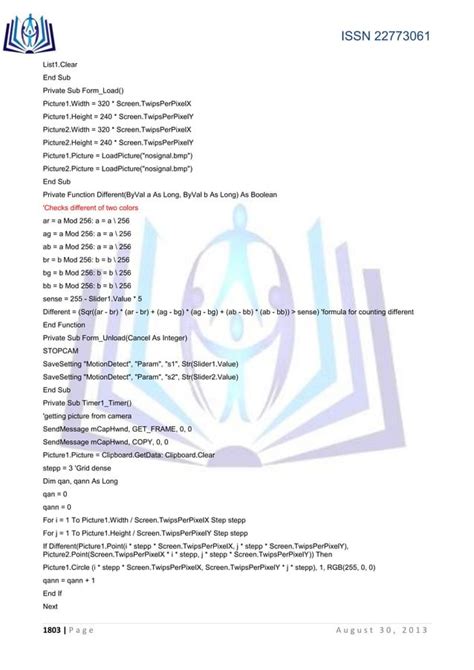 Hmotion An Algorithm For Human Motion Detection Pdf