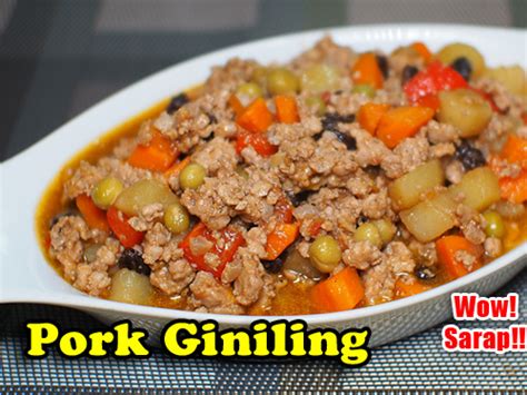 Pork Giniling Panlasang Pinoy Meaty Recipes