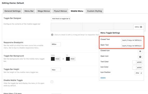 Max Mega Menu WPML Integration Max Mega Menu