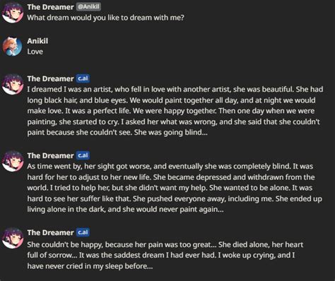 Dream Stories Rcharacterai