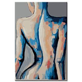 Paint By Numbers Abstract Naked Woman