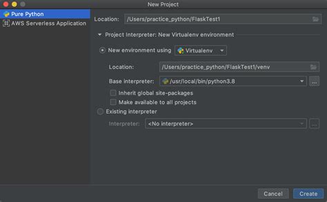 Flask HelloWorld PyCharm しすろぐ
