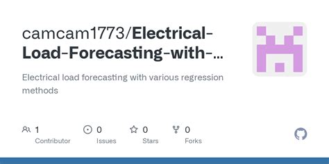 Github Camcam1773electrical Load Forecasting With Various Algorithms