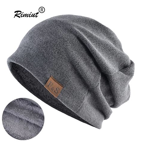 Gorros De Punto Para Hombre Y Mujer Gorro Grueso Y C Lido Sin Ala De