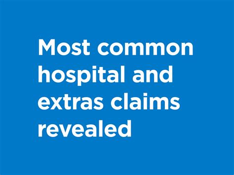 Bupa Reveals Top 10 Most Common Hospital And Extras Claims