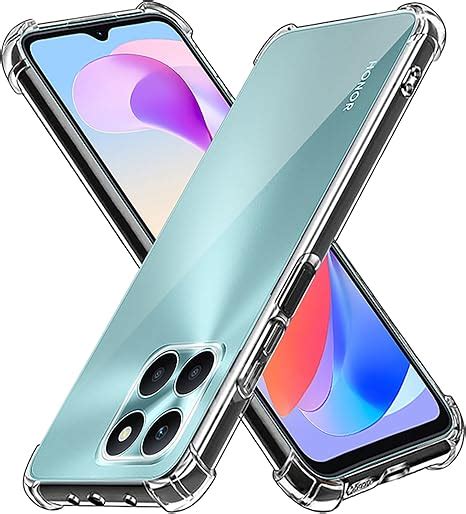 GIOPUEY Clear Case Compatible With HONOR X A TPU Slim Case Cover Air Cushion Not Easy To