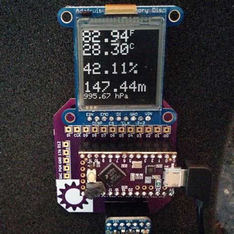 Sharp Memory Lcd And Teensy Osh Park