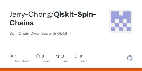 Github Jerry Chongqiskit Spin Chains Spin Chain Dynamics With Qiskit