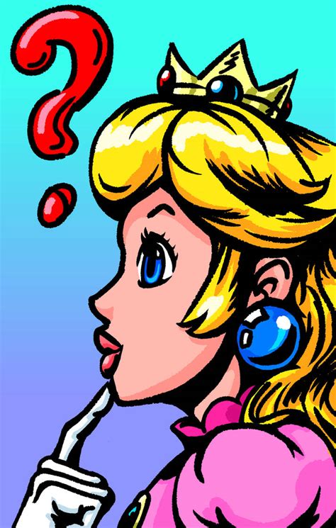 Princess Peach Pop Art Style By Jazzimel On Deviantart