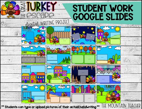 Digital Thanksgiving Google Slides Narrative Writing Prompt And Videos Made By Teachers