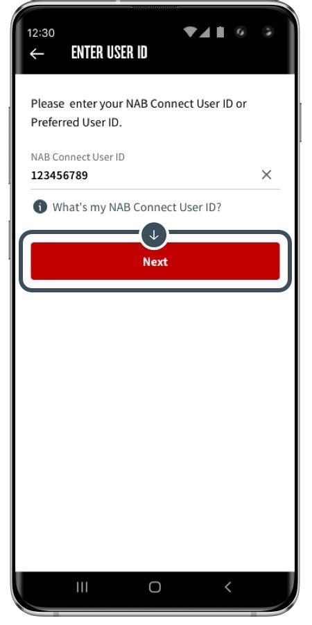 Reset Your Mobile Token Android NAB Connect App Guide NAB