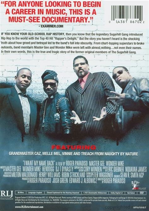 I Want My Name Back Dvd 2011 Dvd Empire