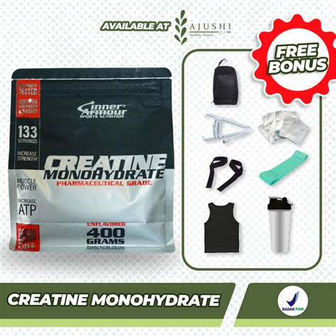 Jual Inner Armour Creatine Monohydrate 400 Gram Shopee Indonesia