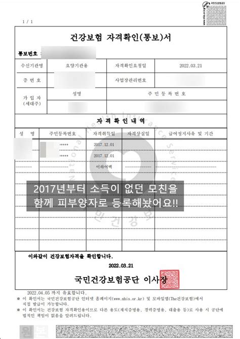 건강보험 피부양자 등록 방법서류 및 자격 상실 조건 네이버 블로그