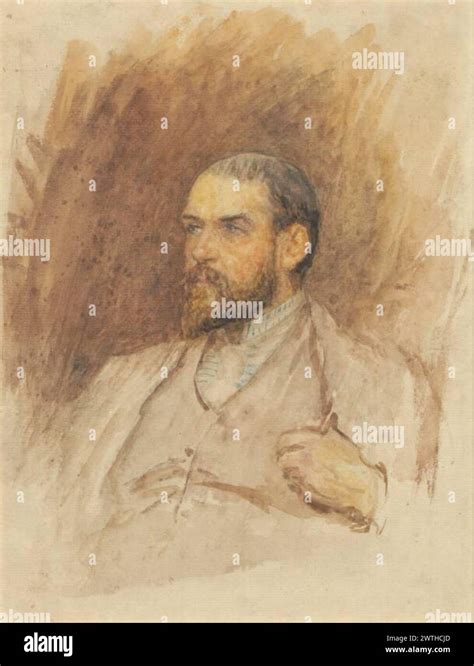 Self Portrait Robert Walker Macbeth Glasgow Scotland 1848 1910 C