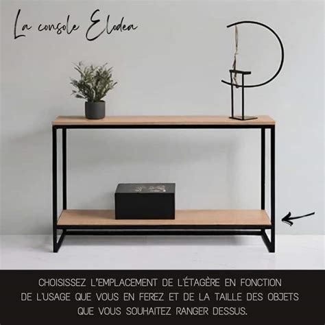 Consoles En Bois Et Métal