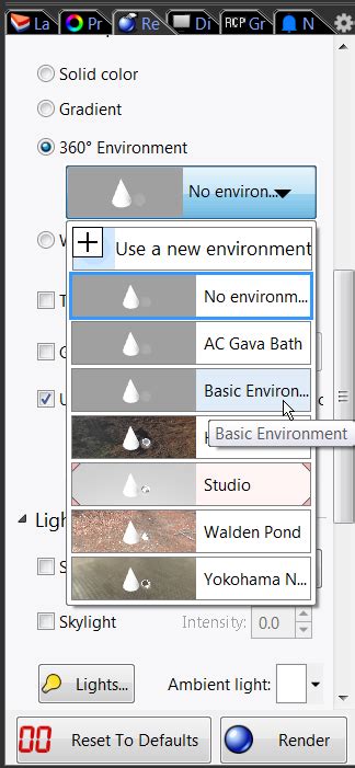 How Do I Delete Unused Environments From My File Rendering McNeel Forum